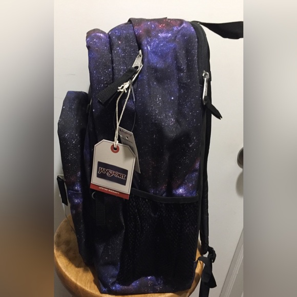 Jansport | Bags | New Jansport Galaxy Backpack With Bottle Holder ...